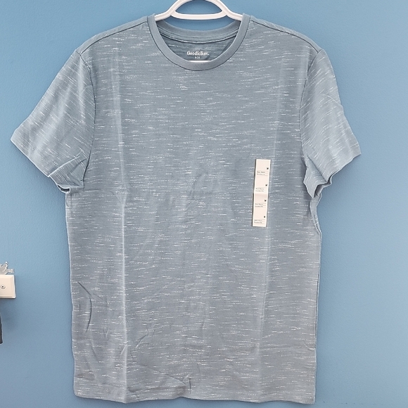 Goodfellow & Co | Shirts | Goodfellow Co Mens Heather Blue Tshirt ...